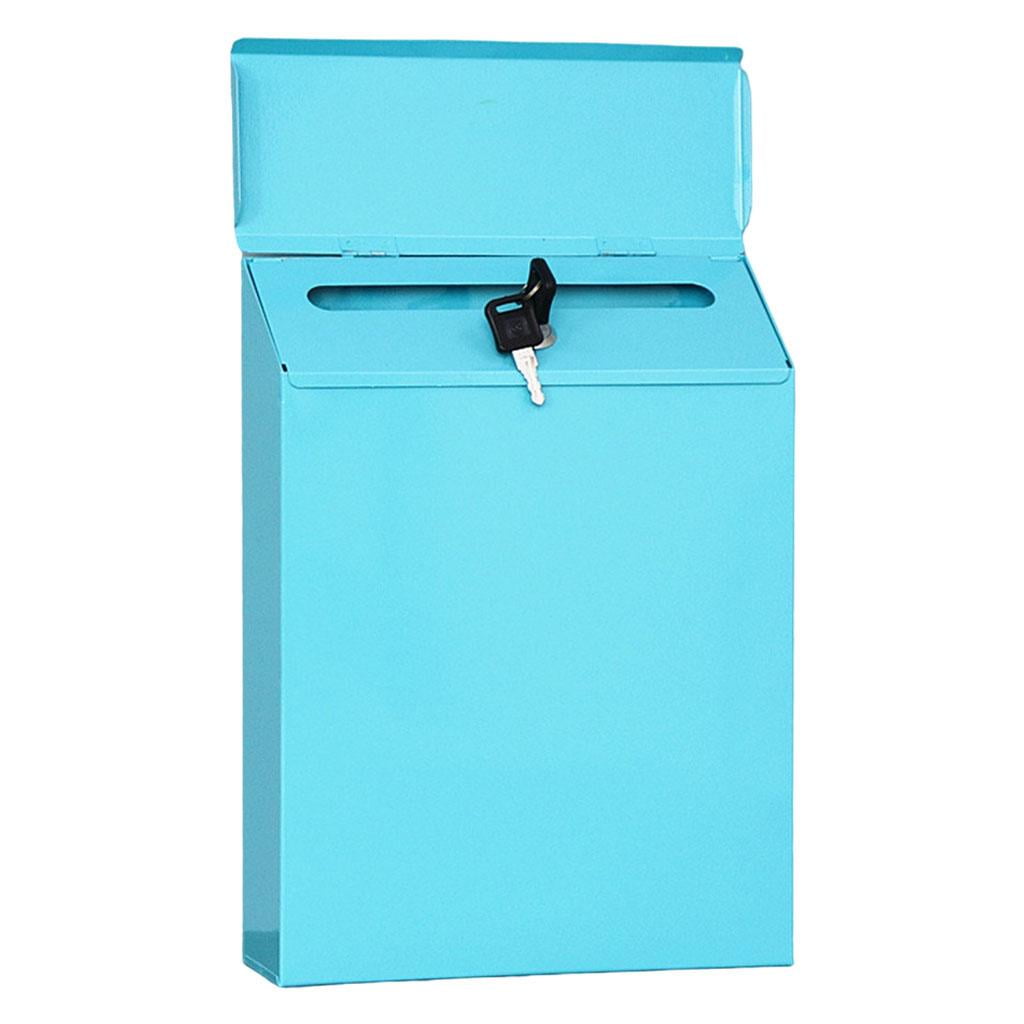 Click here for Tnarru Mailbox Wall Mount Post Mail Lockable Mail... prices