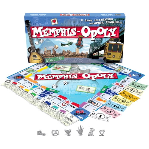 Memphis Opoly Board Game, by Late for the Sky - Walmart.com