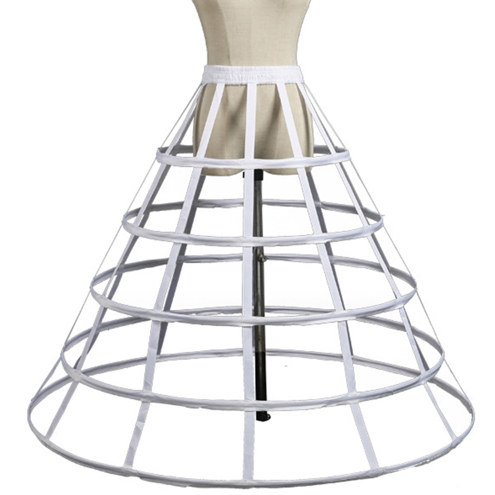 TIERPOP Petticoat Cage Crinoline Wedding Accessories 2/3/4/5 Hoops for ...