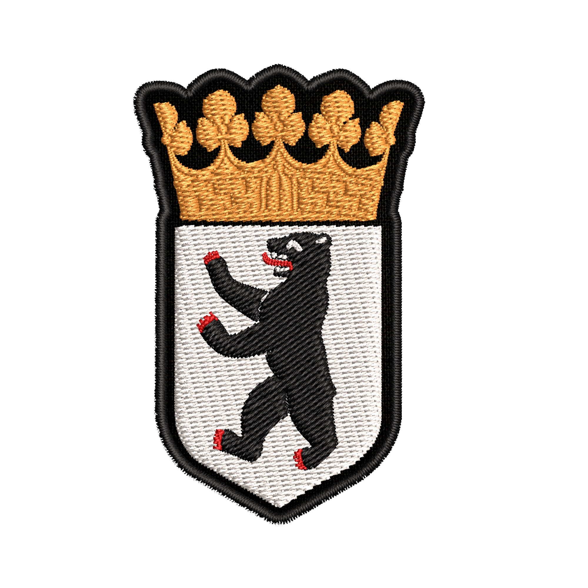 Prussian Coat of Arms Embroidered Patch Iron-On Applique, Cosplay Vest ...