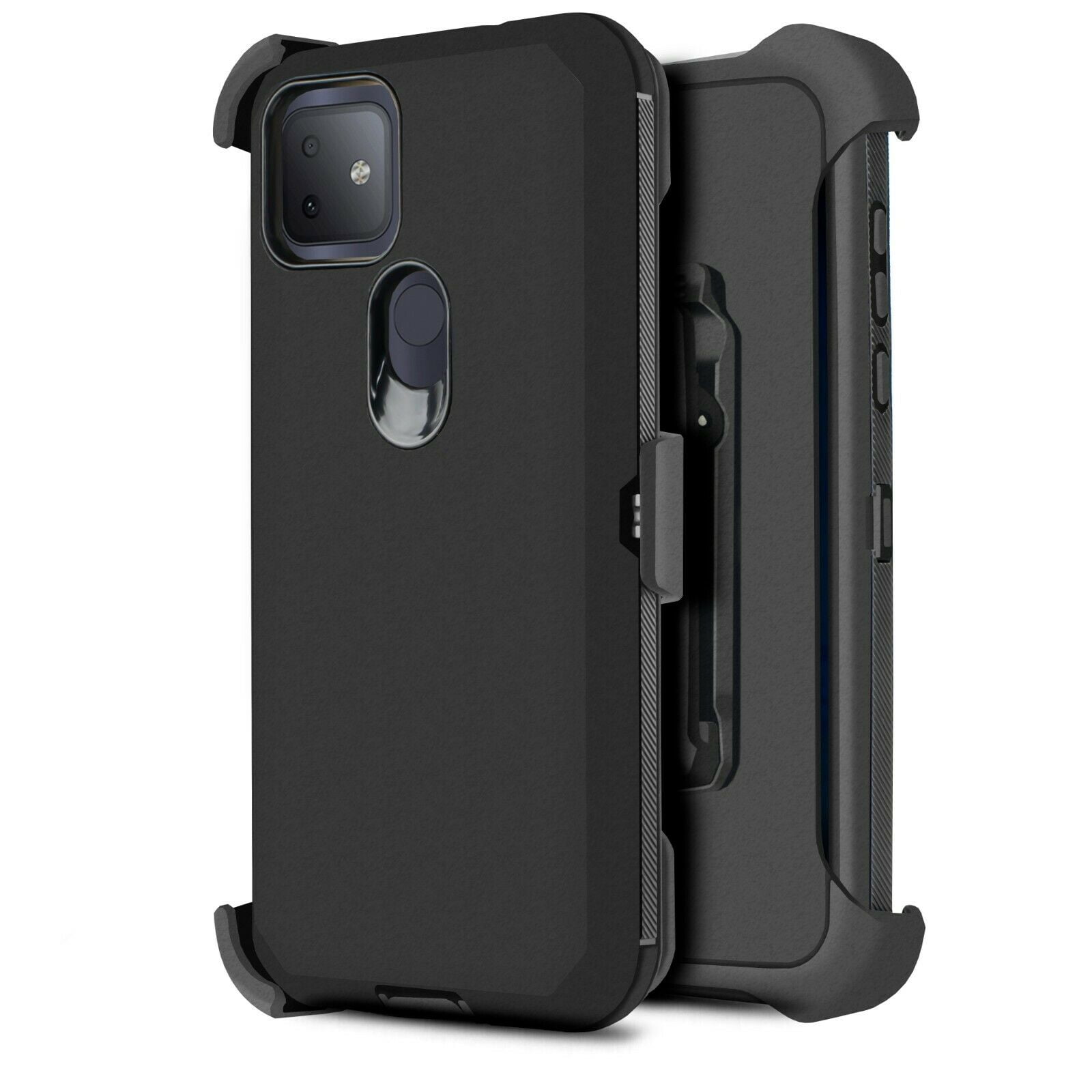 for T-Mobile Revvl 5G Phone Case Dual Layer Full-Body Rugged Clear Back ...