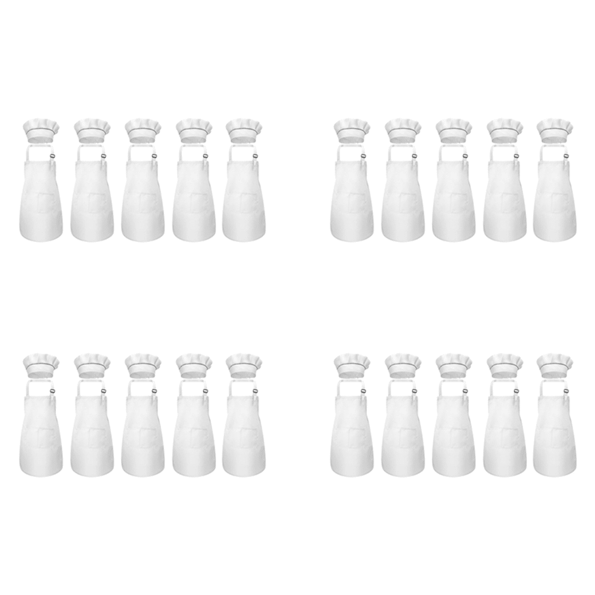 Click here for Unbranded 40-Piece Childrens Apron And Chef Hat Se... prices