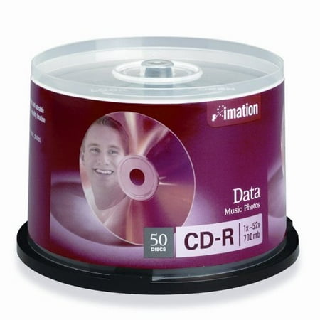 Imation IMN17301 CD Recordable Media, CD-R, 52x, 700 MB, 50 Pack Spindle | Walmart Canada