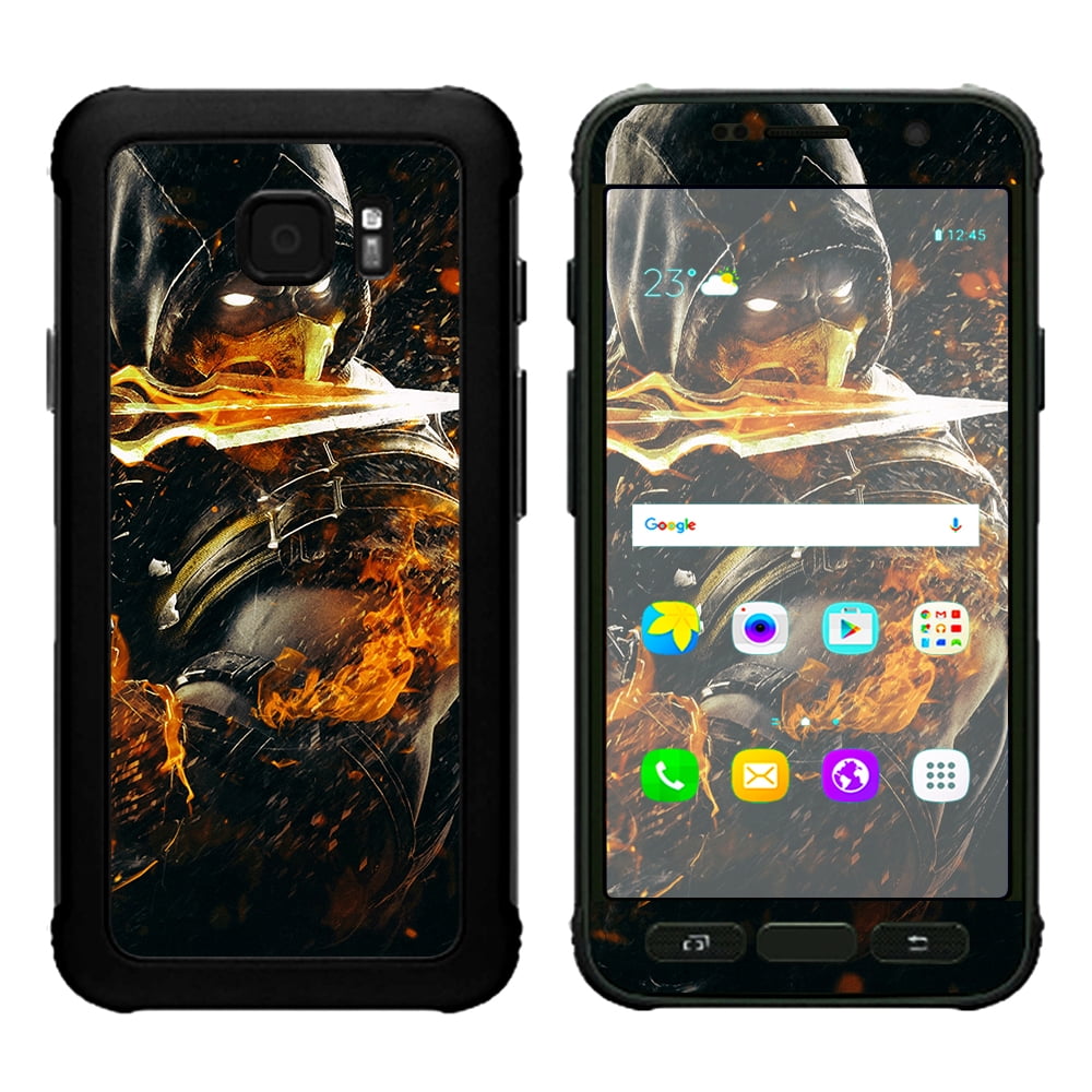 Skins Decals For Samsung Galaxy S7 Active / Scorpion With Flaming Sword ...