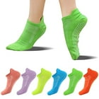 4Pairs Yoga Socks for Women Non Slip Socks Slipper Socks for Pilates ...