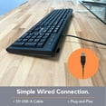 X9 Performance Wired Keyboard, USB Full-Size Keyboard for Windows PC ...
