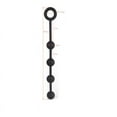 Black Pull Bead Anal Plug Extra Long Large Size Backyard Pull Bead Anal Masturbator Toy Adult