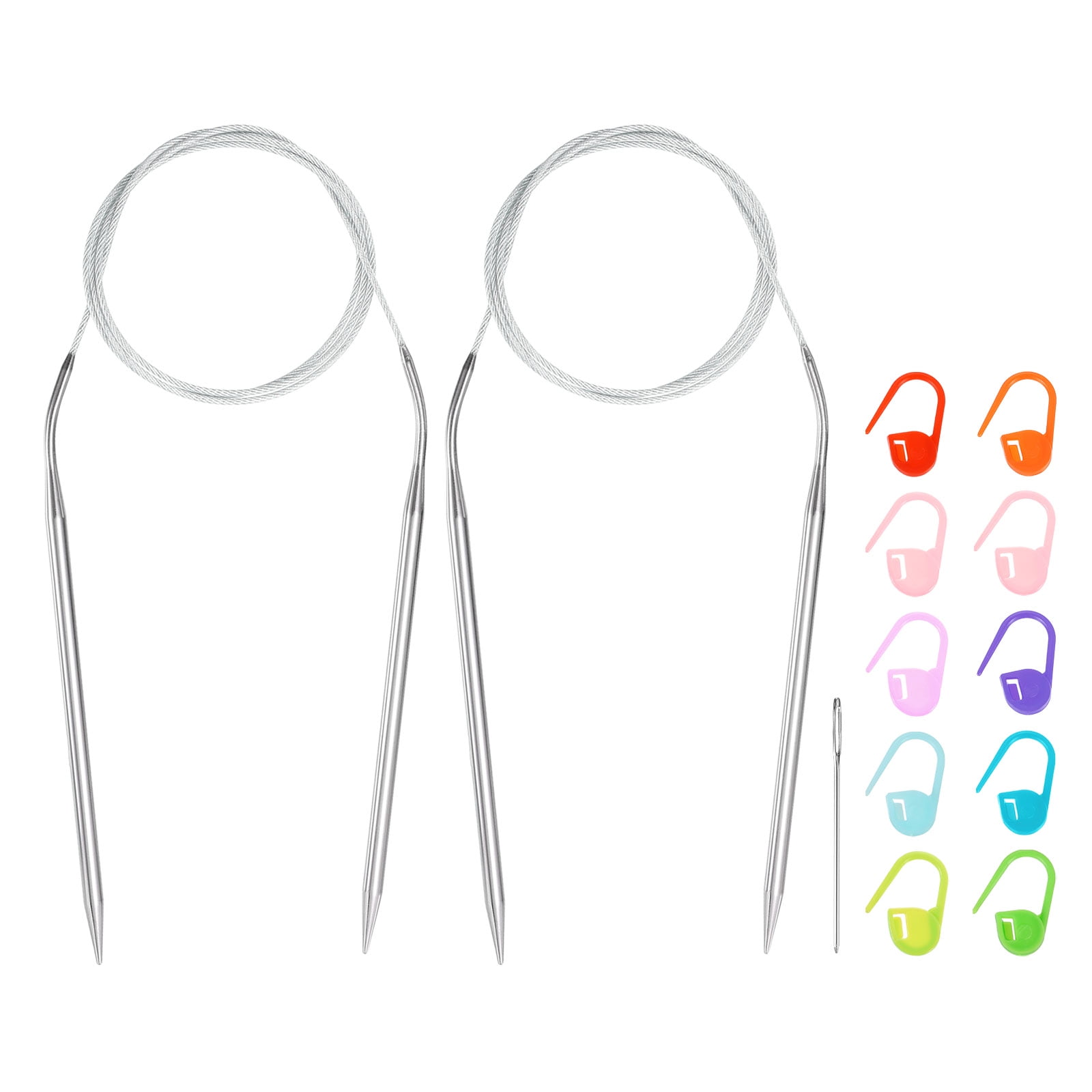 Click here for Unique Bargains Uxcell 2pcs Knitting Needles Size... prices