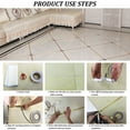 2Pcs 0.4 Inch x 164 Feet Floor Crevice Line Sticker Foil, Waterproof ...