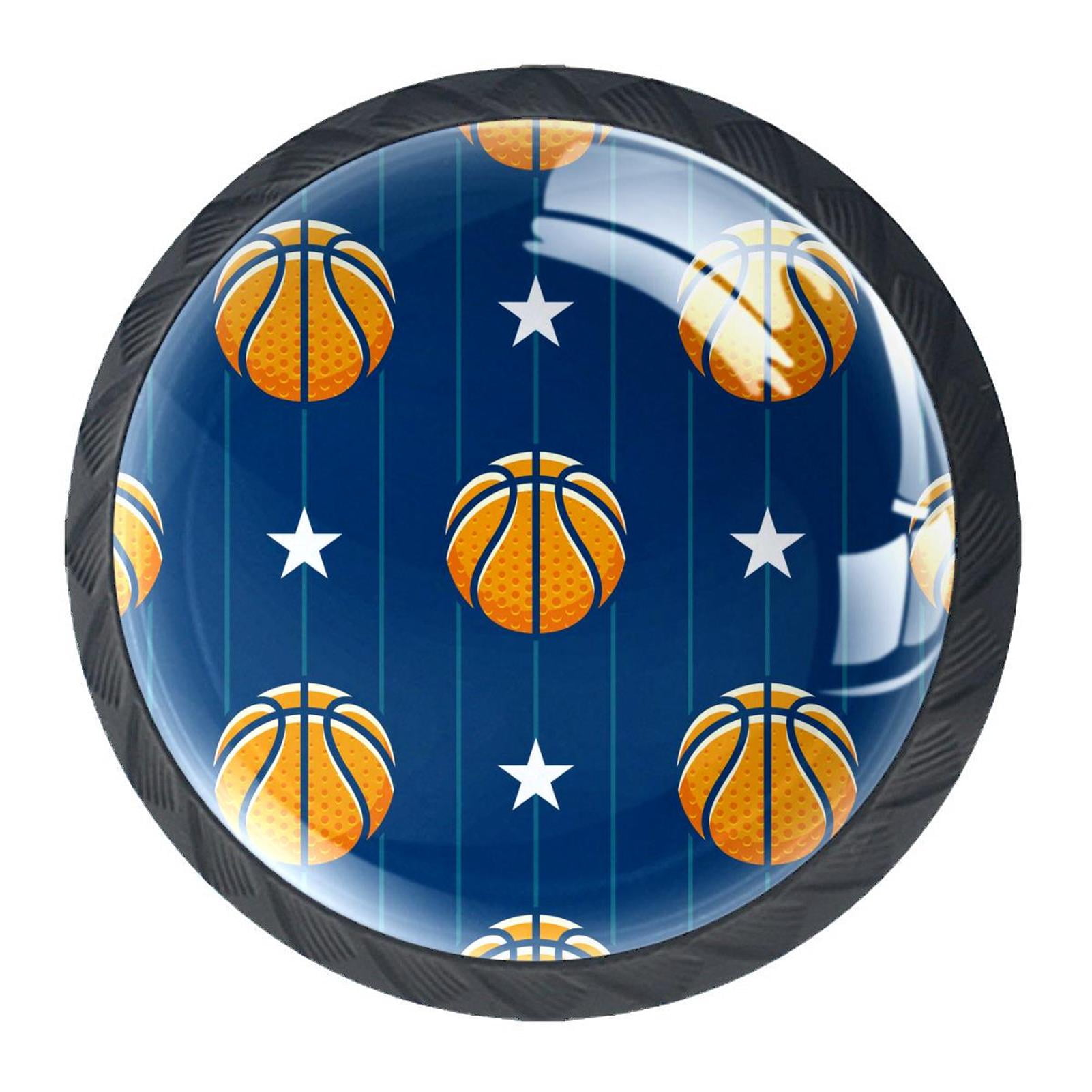 4 Pcs Basketball Sport Knobs for Kitchen Cabinet Cupboard Dresser ...
