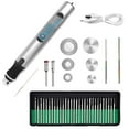 Portable Electric Engraving Pen - Cordless Micro Carving Kit with 3 ...