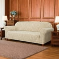 Subrtex Sofa Slipcover 1-Piece Jacquard Damask Couch Cover,Loveseat ...