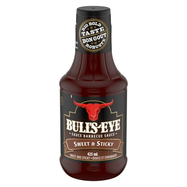 Bull's-Eye Sweet & Sticky BBQ Sauce, 425mL - Walmart.ca