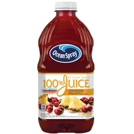 Ocean Spray 100% Juice, Cran- Pineapple Juice, 60 Fl. Oz. - Walmart.com