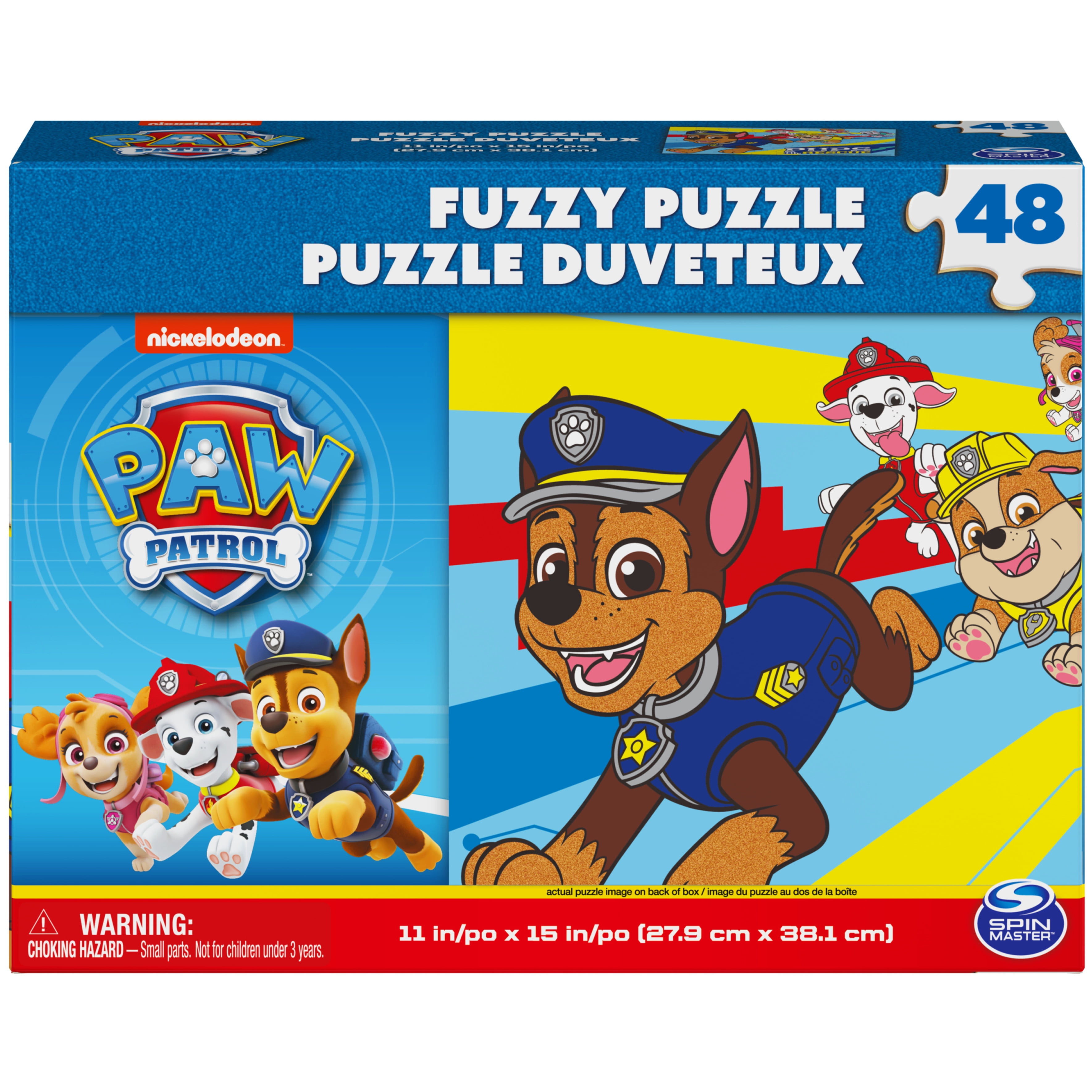 PAW Patrol 48-Piece Fuzzy Puzzle, for Kids Ages 4 and up - Walmart.com