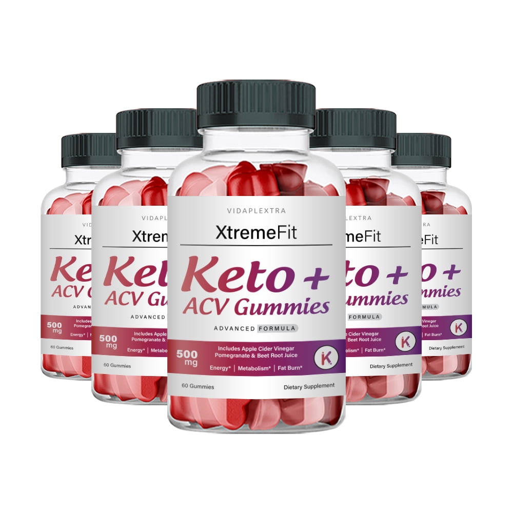 (5 Pack) Xtreme Fit - Xtreme Fit Keto ACV Gummies - Walmart.com