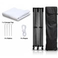 10X20FT Pop Up Canopy Tent, 3x6m One Push Setup Sun Shelter with Slant ...