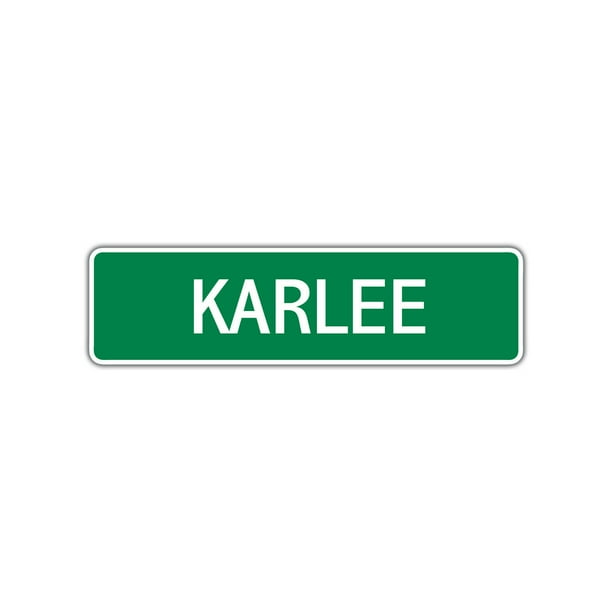 Karlee Girls Children Name Letter Printed Decoration Label Indoor ...