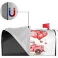 Balloon Love Heart Mailbox Covers, Red Turck Magnetic Post Box Cover ...