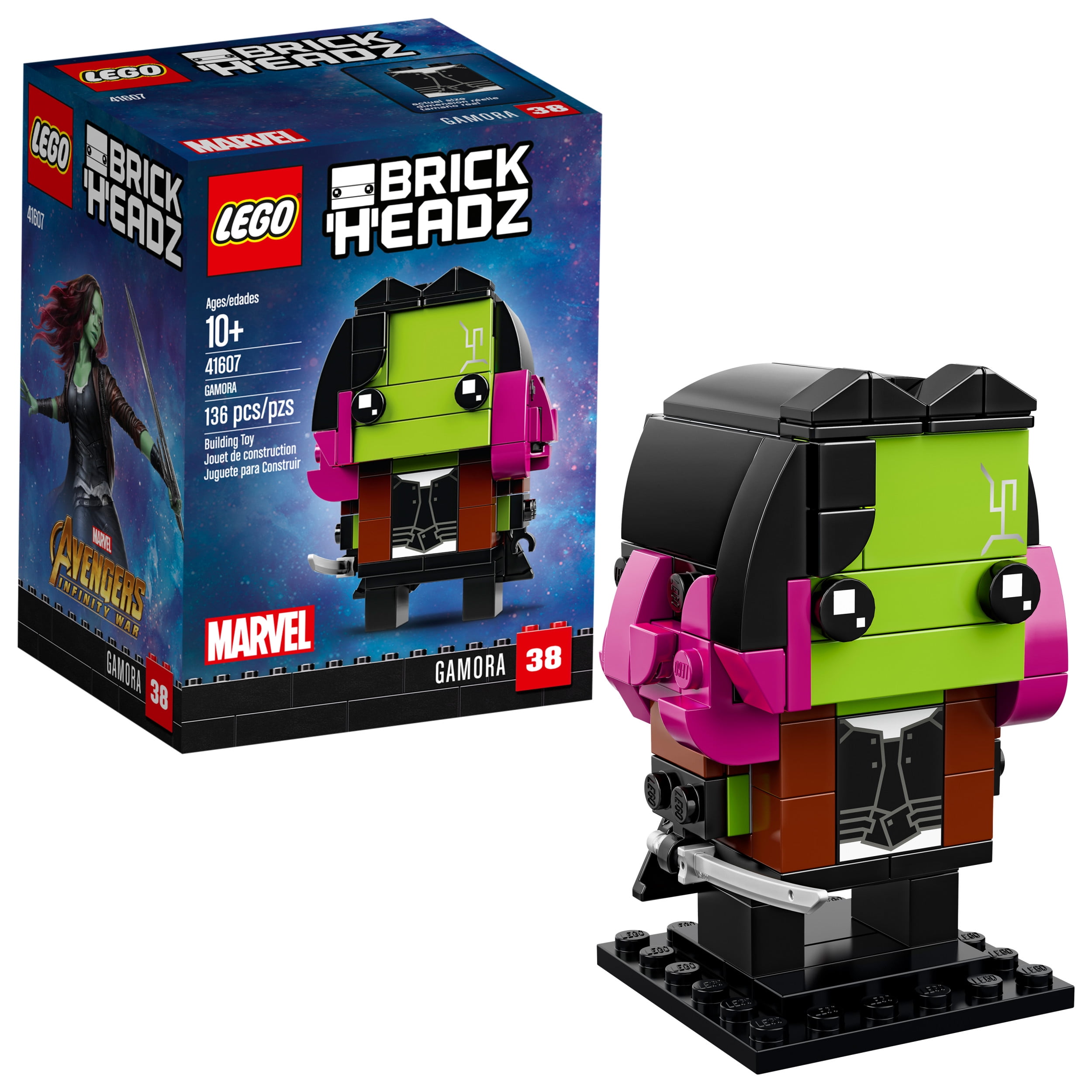 LEGO BrickHeadz Gamora 41607 - Walmart.com