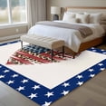6x9 Area Rugs for Living Room, Independence Day Non Slip Area Rugs for ...