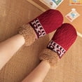 Slipper Socks Lofir Fuzzy Socks Warm Winter Cozy Plush Ladies Socks 1