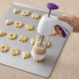Wilton Comfort Grip Spritzer Cookie Press, 13-Piece with Clear Dough ...