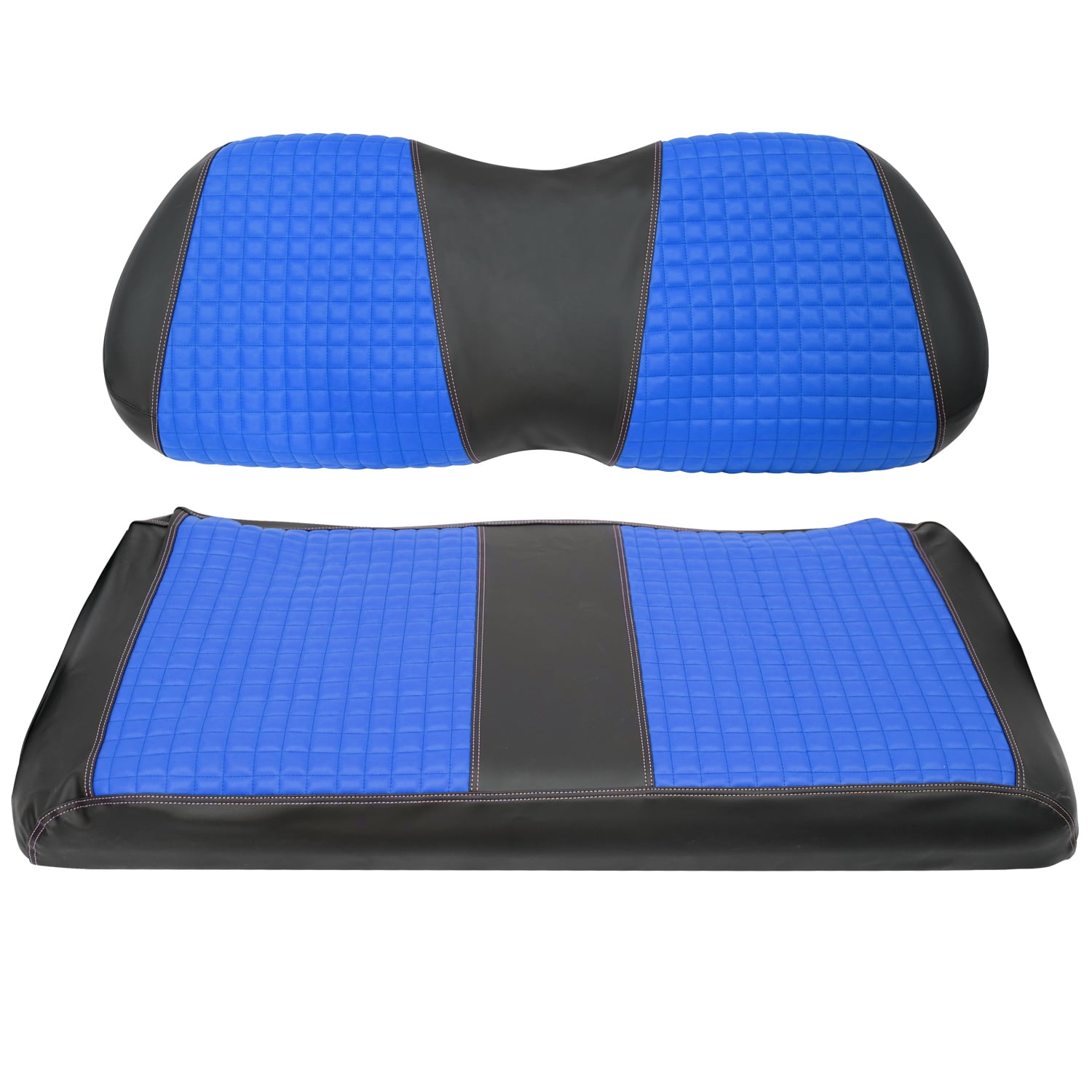 AUFER Golf Cart Diamond Seat Cover Kit For Club Car Precedent Seat ...