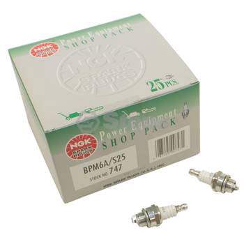 Spark Plug Shop Pack / NGK BPM6A S25 - REPLACES OEM: NGK BPM6A S25, NGK ...