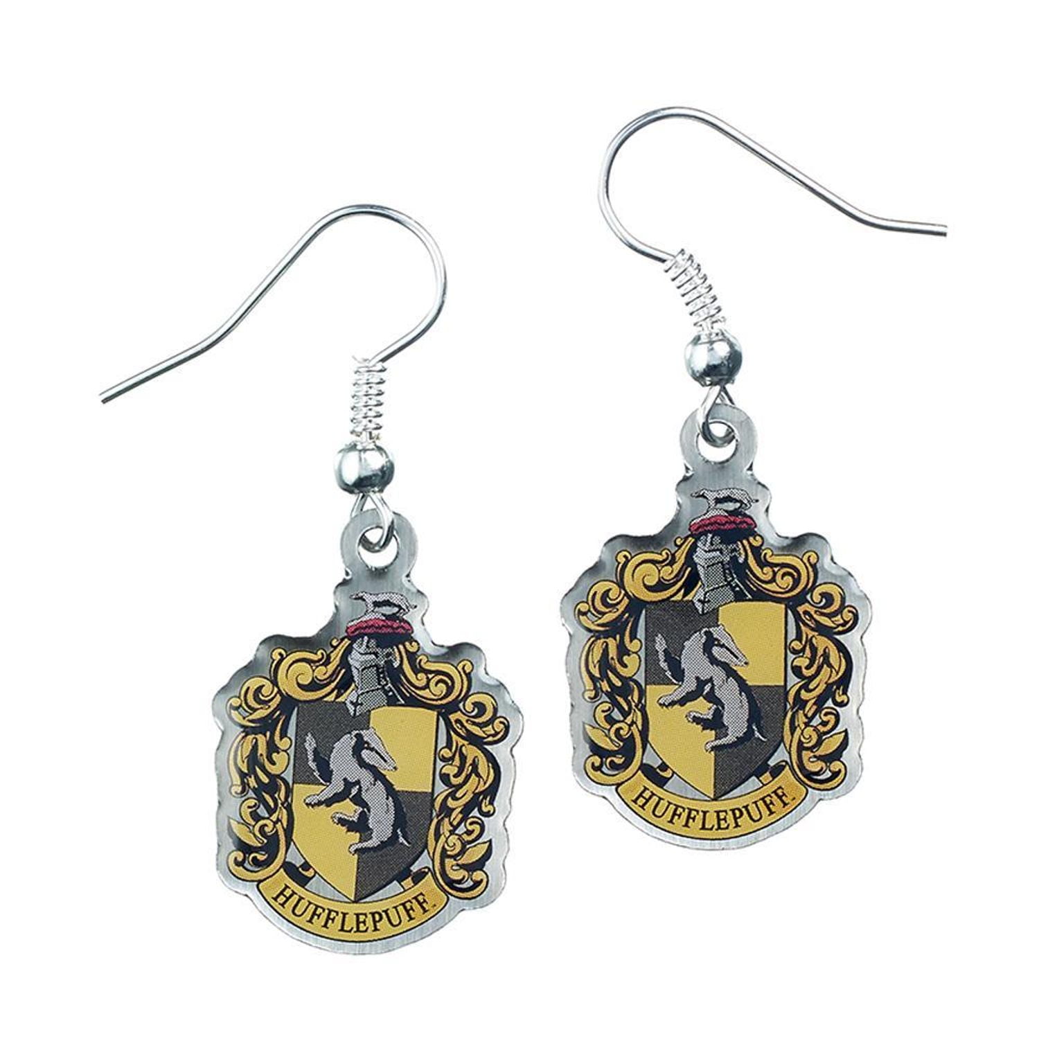 Click here for Harry Potter Silver Plated Hufflepuff Earrings One... prices