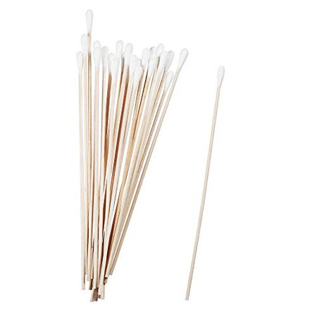 Artists Choice Long Cotton Applicator Sticks, Single Ended, Wood with ...