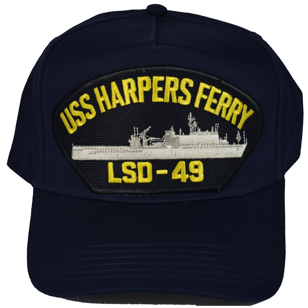 USS HARPERS FERRY LSD-49 SHIP HAT - NAVY BLUE - Veteran Owned Business ...