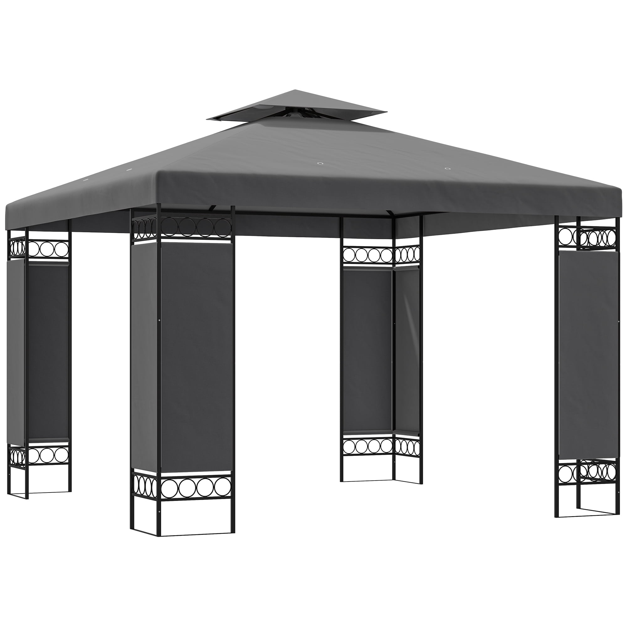 Click here for Outsunny 10 X 10 Ft Canopy Gazebo  Double Roof Out... prices
