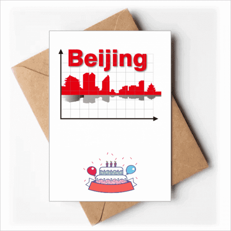 Outline China's Urban Tourism Beijing Happy Birthday Greeting Cards ...