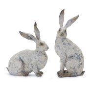 CC Home Furnishings 10" Beige Rustic Rabbit Statue - Walmart.com