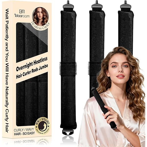 wonima02 Overnight Heatless Hair Curler, Upgraded with Hair Pad ...
