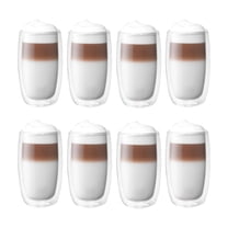 ZWILLING Sorrento 8-pc Double-Wall Glass Latte Cup Set - Walmart.com