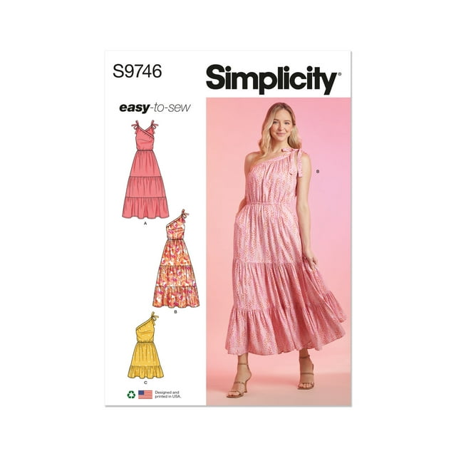 Simplicity Sewing Pattern 9746 - Misses' Dresses, Size: U5 (16-198-20 ...