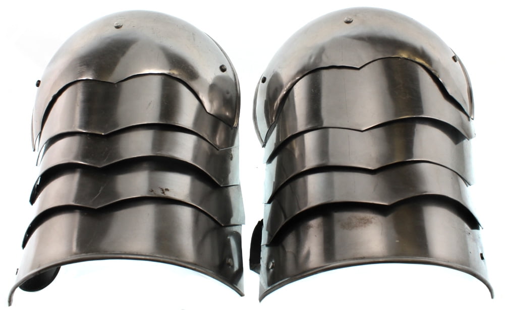 STEEL SHOULDER PLATES - Spaulder Set - MEDIEVAL COSTUME - Walmart.com