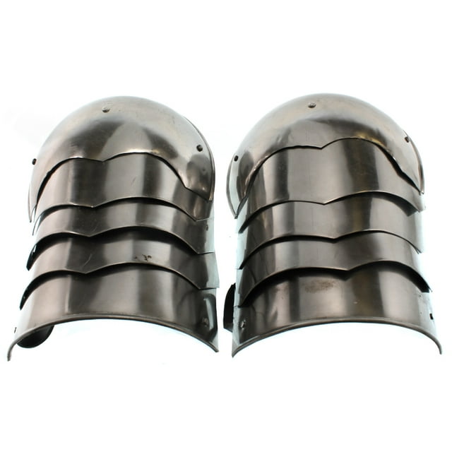 STEEL SHOULDER PLATES - Spaulder Set - MEDIEVAL COSTUME - Walmart.com