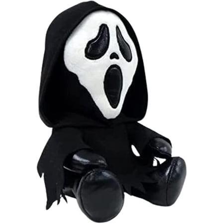 Halloween Toy Scream Ghost Face Plush Toy Monster Horror Plush Figure ...