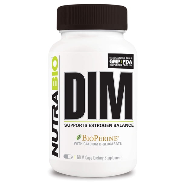 Suplemento NutraBio DIM 100 mg - 60 cápsulas vegetales | Walmart en línea