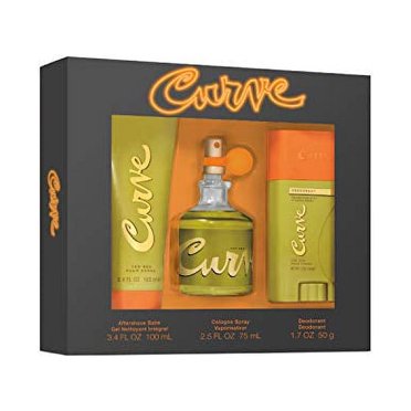Curve Men's Cologne Body Fragrance Spray Gift Set, 3 Pieces - Walmart.com