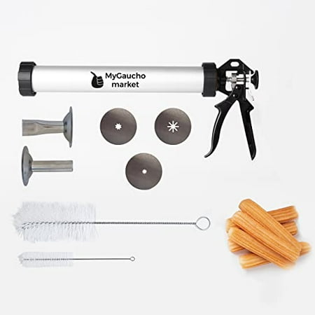 churro Maker gun Holds 15 lbs churro Dough Includes 3 Exchangable ...