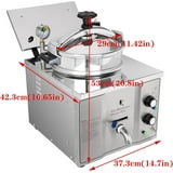 Fried Chicken Stove Commercial Kitchen Deep Fryer Electric Countertop ...