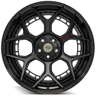 18" Replica Wheel CV05 Fits Corvette - C5 Rim 18x10.5 Deep Dish Black ...