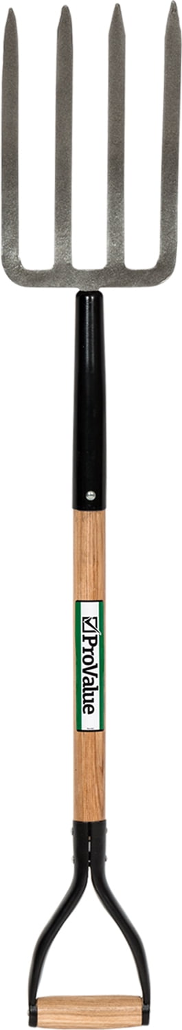 Midwest Rake LLC 49076 4-Tine Pro Value Spading Fork - Walmart.com