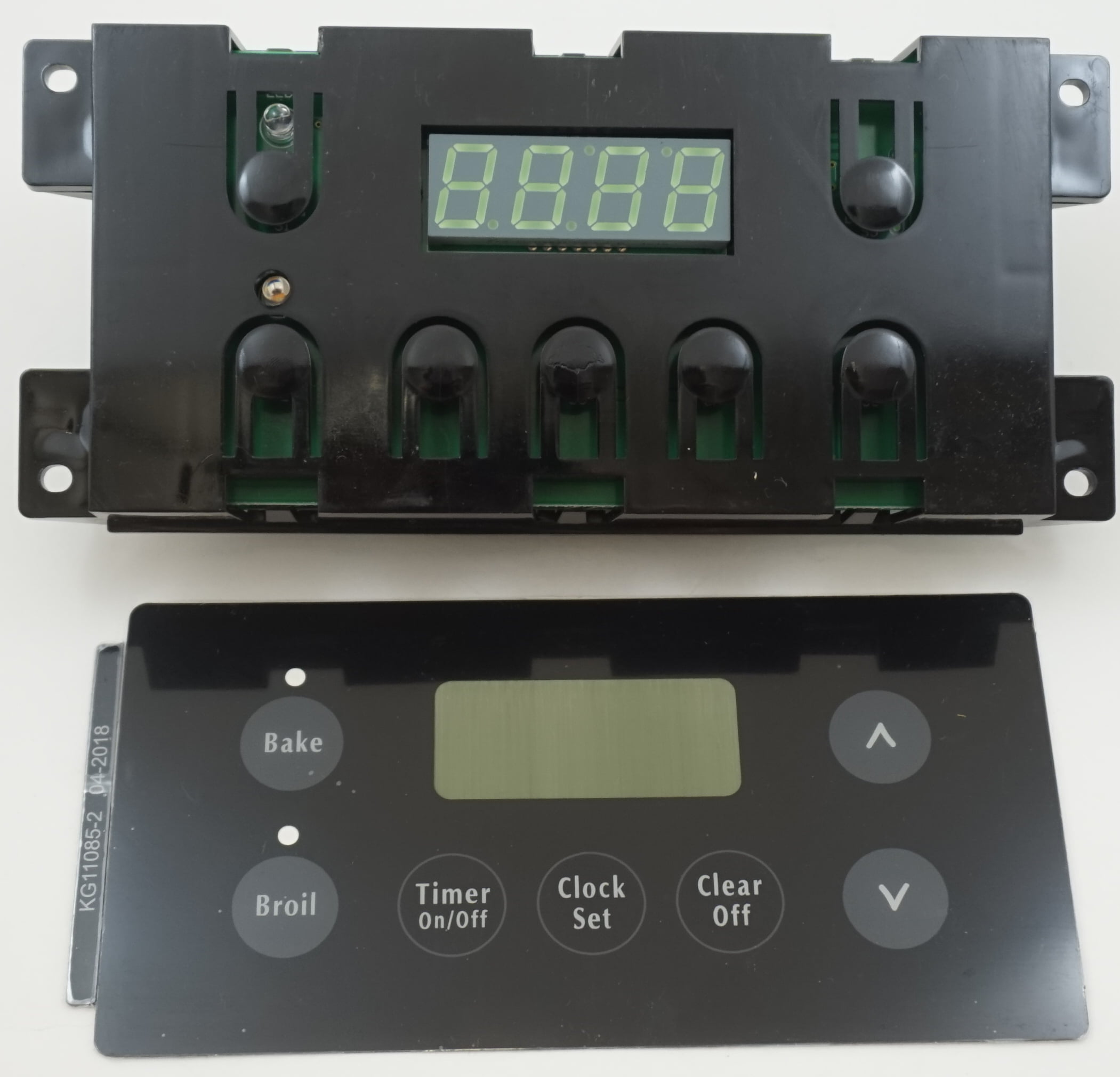 Range Control Board and Overlay Kit, Black, Clock/Timer, OC0729 ...
