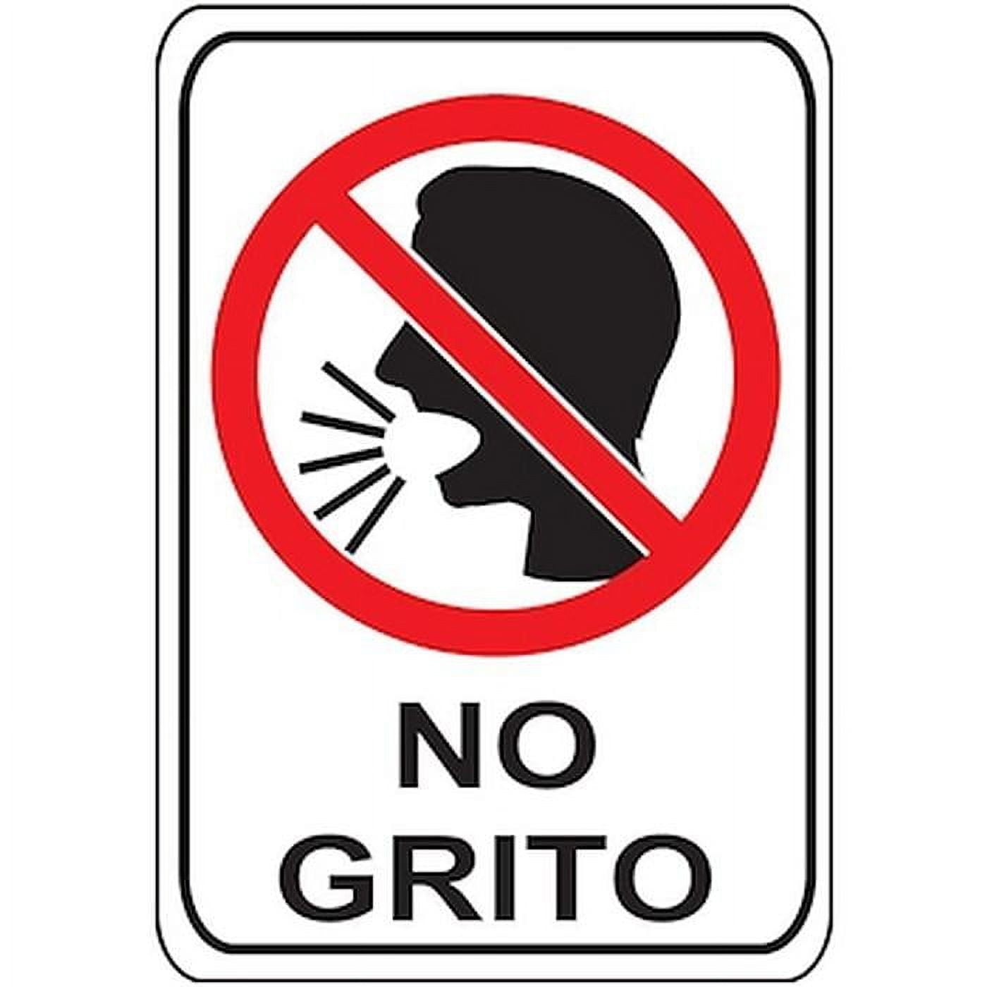 Señalización Pública Señalamientos Prohibitivos 30x40 cm No Grito ...