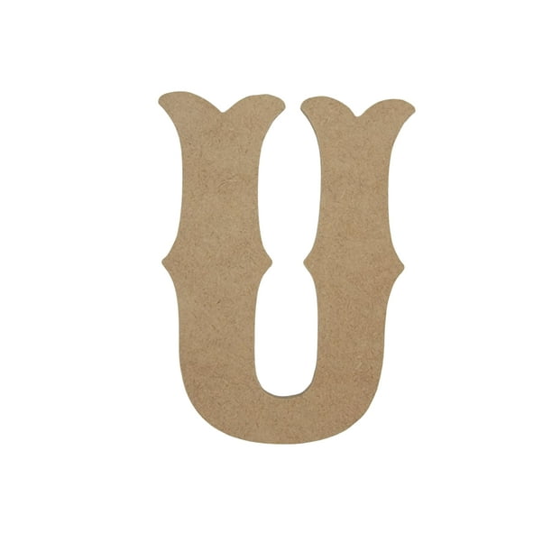 Wooden Letter Unfinished, Circus Font, Craft Cutout - Walmart.com
